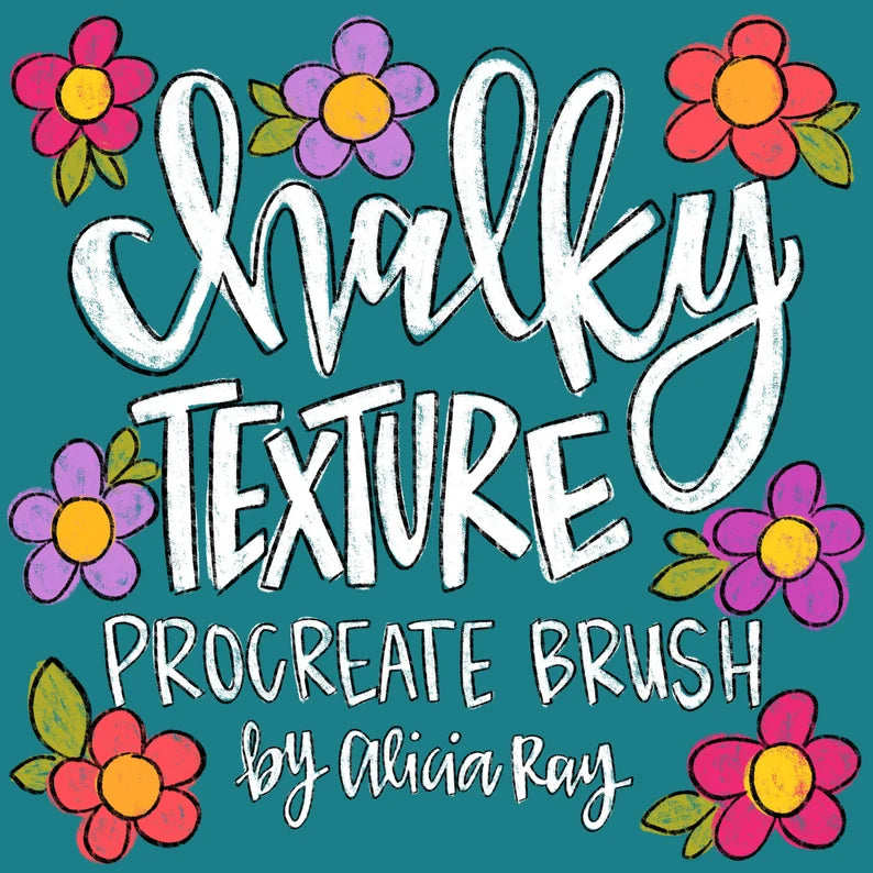 Chalky Texture Procreate Brush – Alicia Ray Art