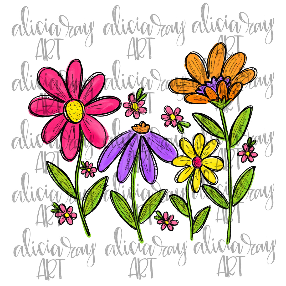 Wildflowers – Alicia Ray Art