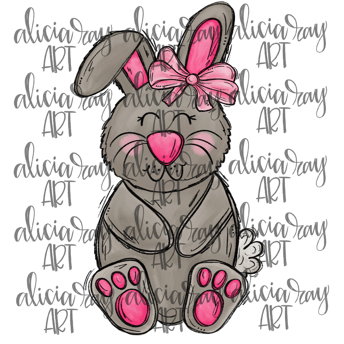 Girl Bunny – Alicia Ray Art