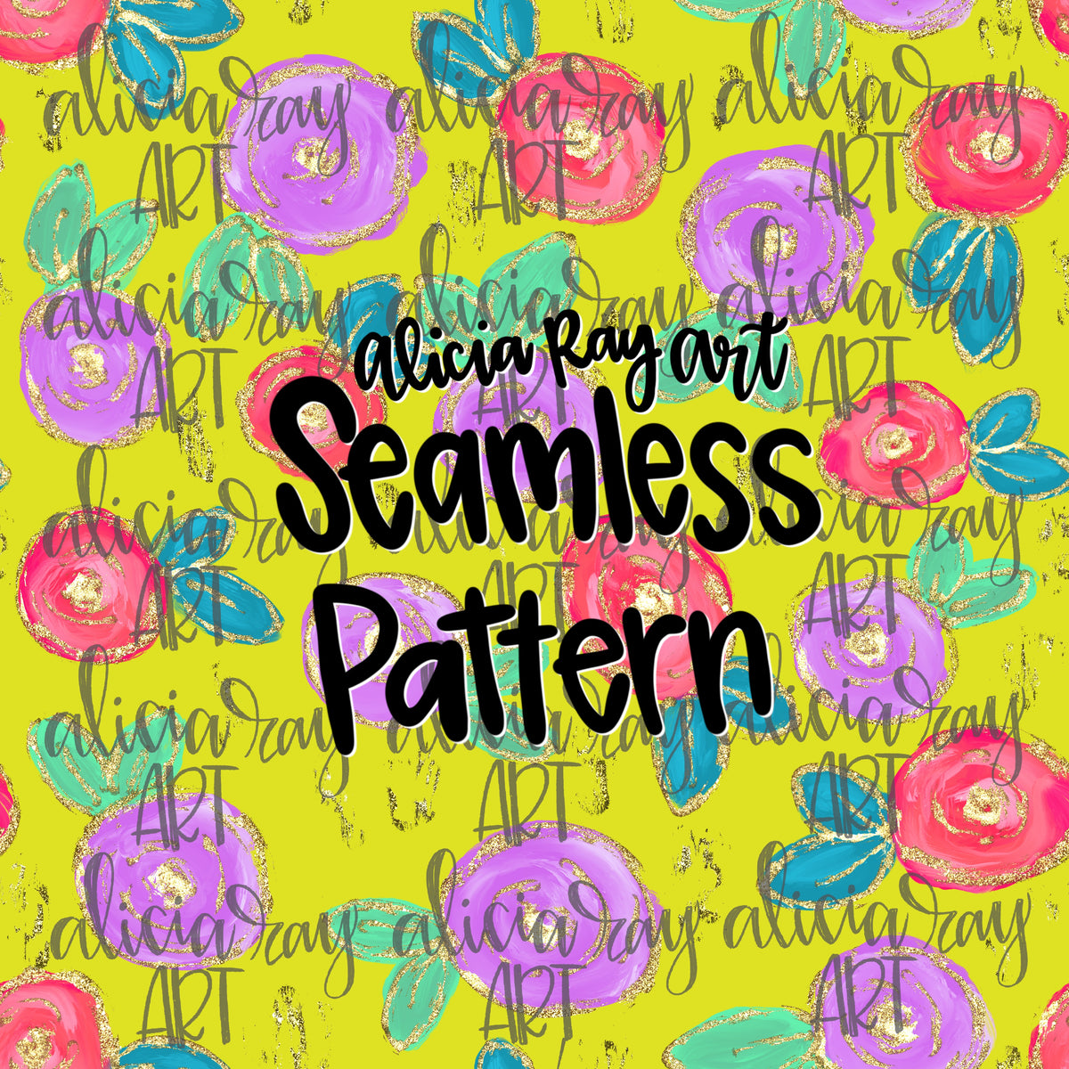 Floral Seamless – Alicia Ray Art
