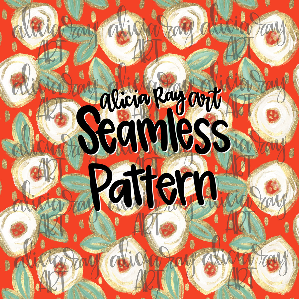 Floral Seamless Pattern – Alicia Ray Art
