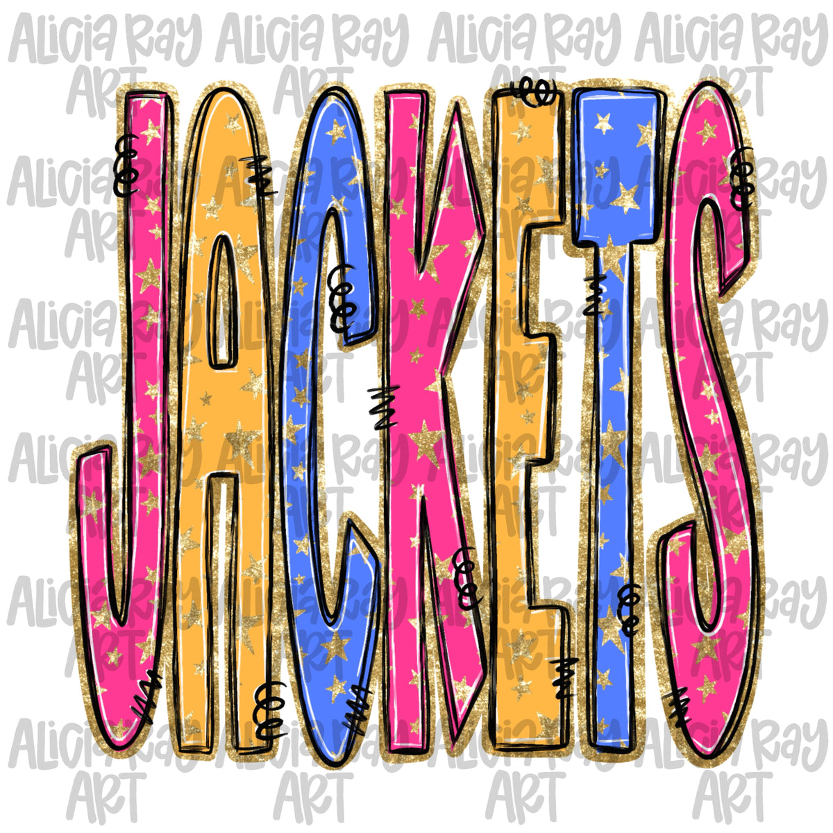 Jackets Starry Mascot – Alicia Ray Art