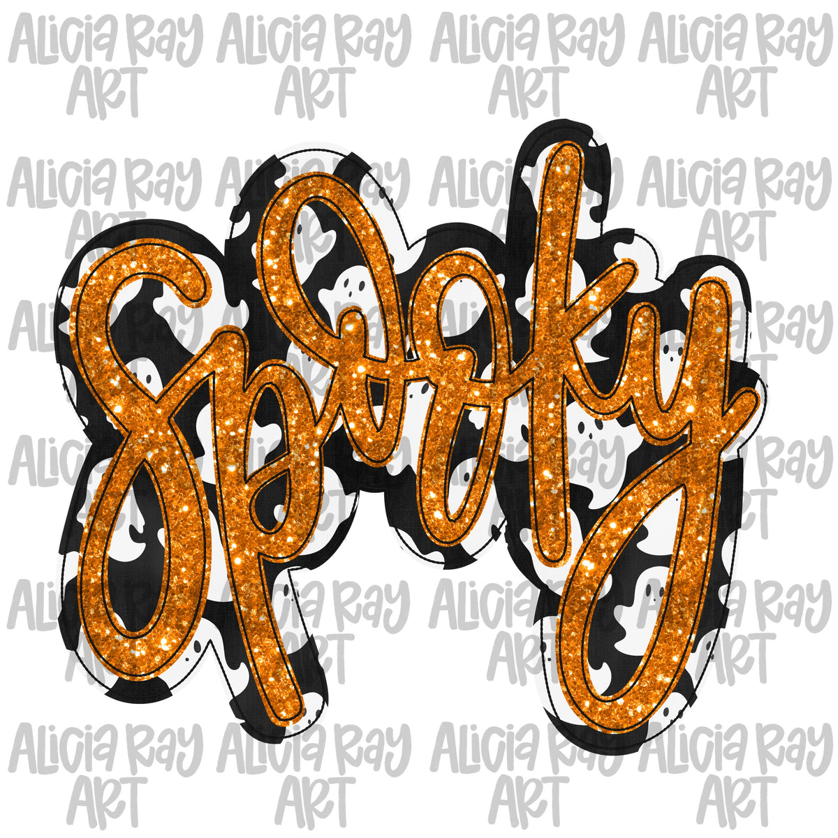 Spooky Faux Applique – Alicia Ray Art