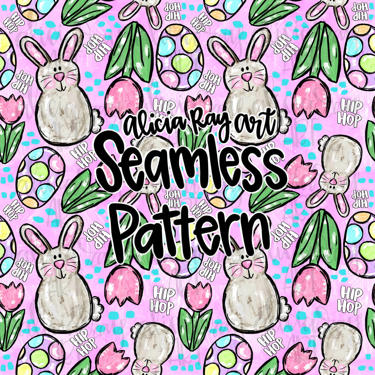 Easter Seamless Pattern – Alicia Ray Art