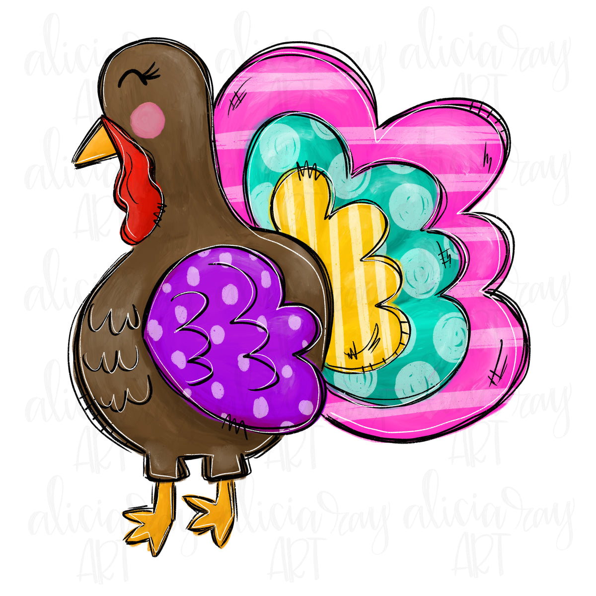 Girl Turkey – Alicia Ray Art