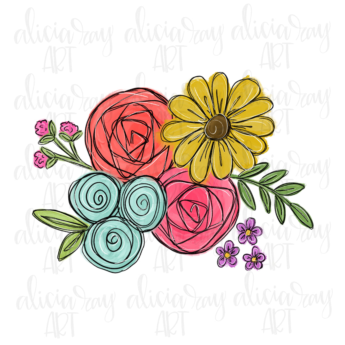 Floral Bundle – Alicia Ray Art