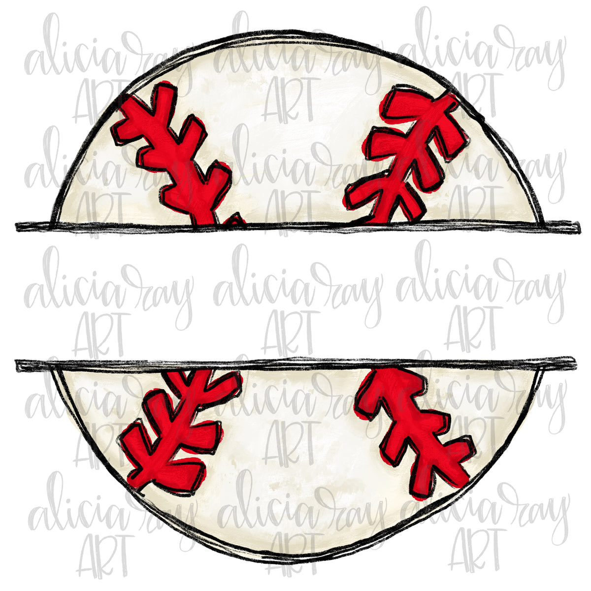 Baseball Name Plate – Alicia Ray Art