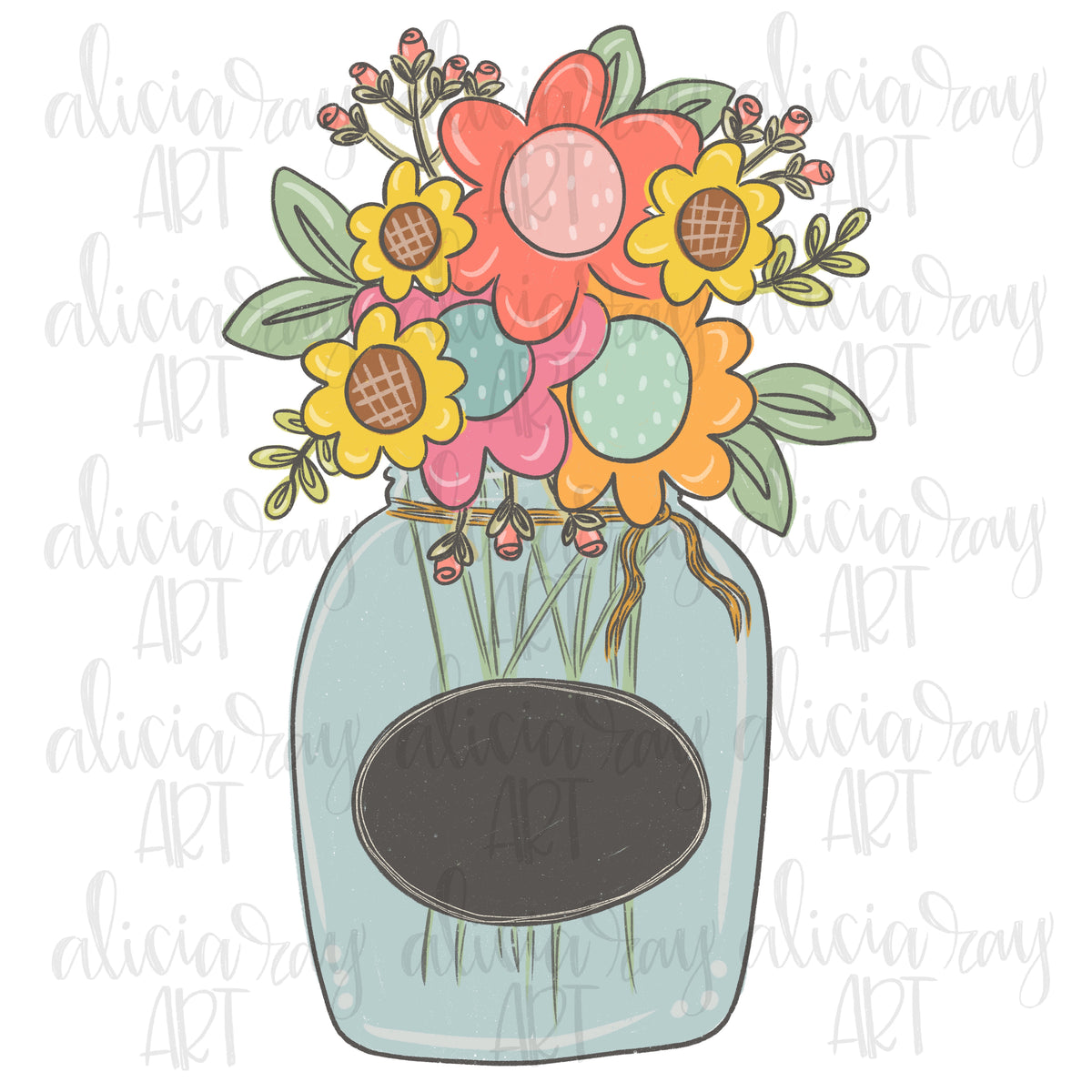 Flower Jar – Alicia Ray Art