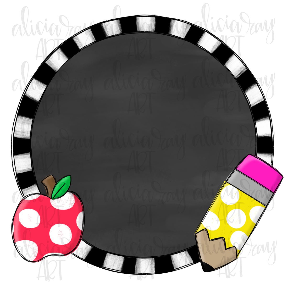 School Teacher Frame – Alicia Ray Art